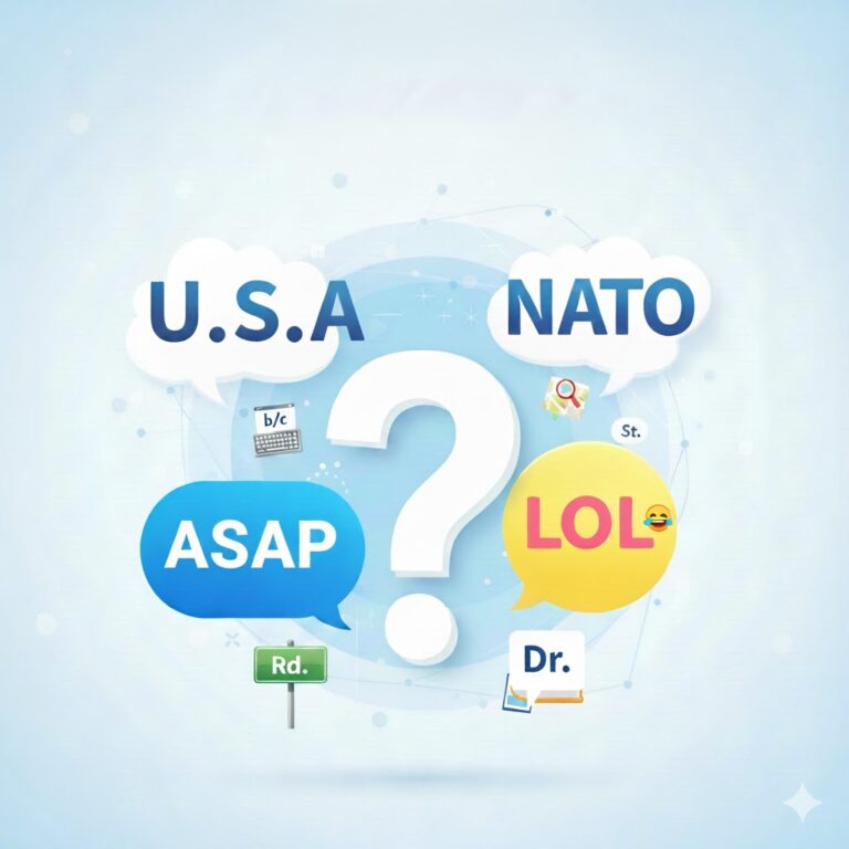 Abbreviation: Main Types and How to Use Them | AceTheTKT